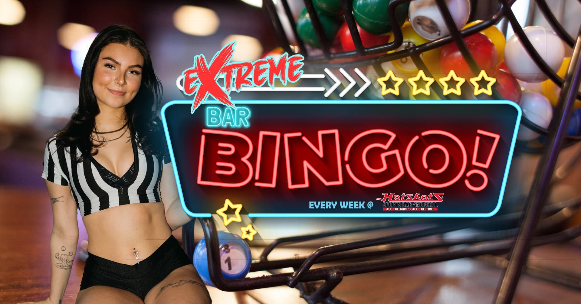 Xtreme Bar Bingo @ Hotshots Cape Girardeau - Hotshots Sports Bar & Grill