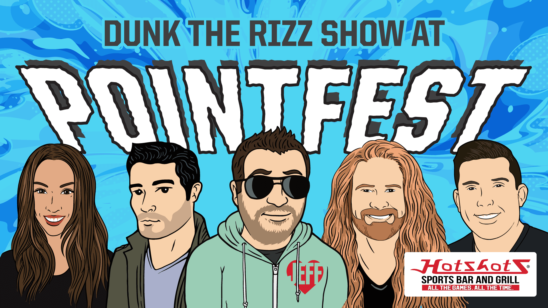 Dunk The Rizzuto Show at Pointfest! - Hotshots Sports Bar & Grill
