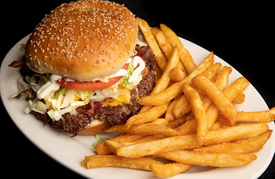 Burgers Menu - Hotshots Sports Bar & Grill
